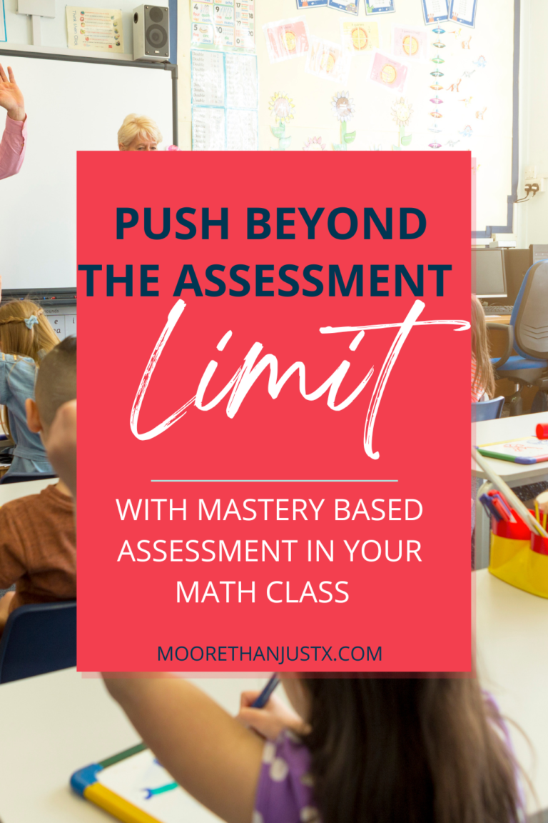 How Mastery Based Assessment Can Dramatically Improve Your Math Class ...