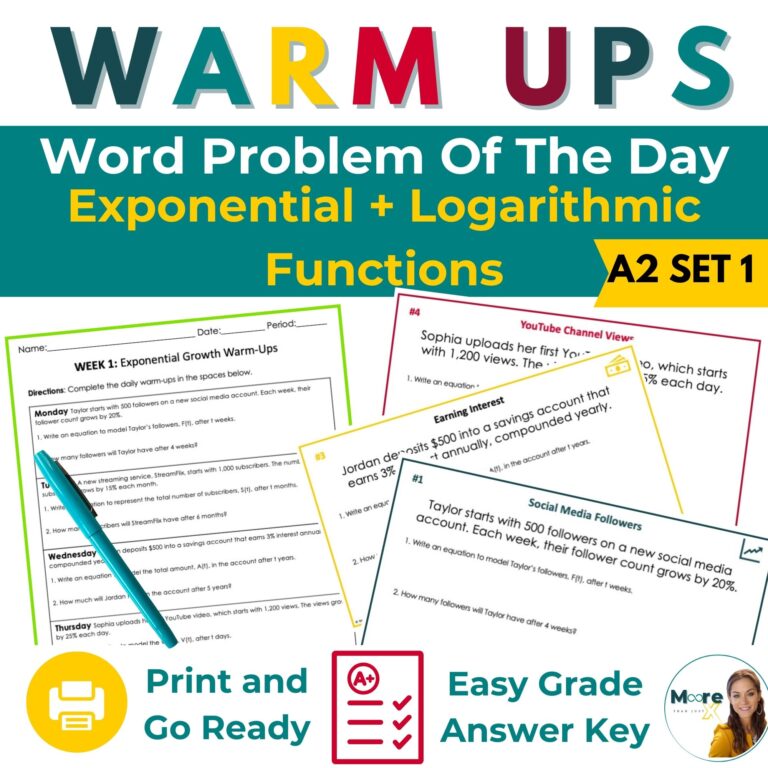 #87: Winning Warm-Ups + Easy Bell Ringers to Energize Your Math Class ...