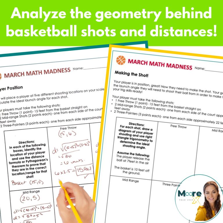 #89 March Math Madness: A Hands-On Basketball Math Activity Using ...